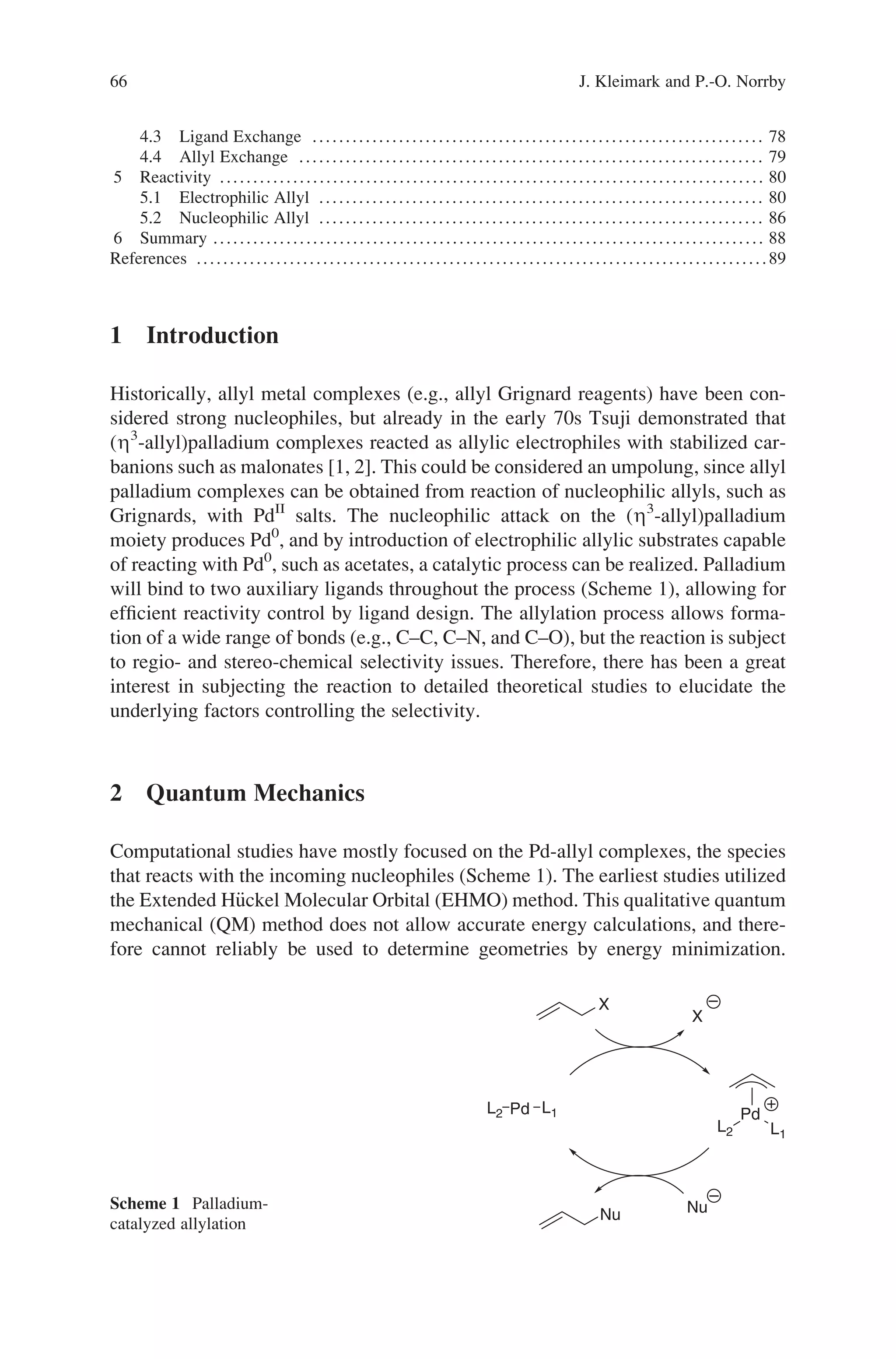 Transition metal catalyzed enantioselective allylic substitution in ...