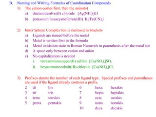 Transition metals | PPT | Chemistry | Science