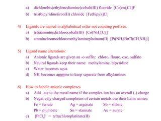 Transition metals | PPT | Chemistry | Science