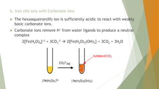 Transition metals: Manganese, Iron and Copper | PPTX