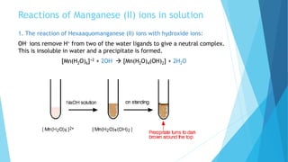 Transition metals: Manganese, Iron and Copper | PPTX