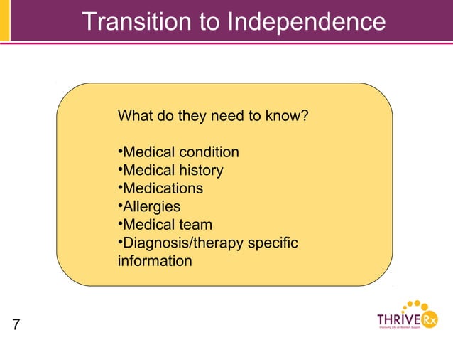 Transition to Independence | PPT
