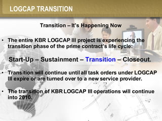 Transition New Employee Brief | PPT