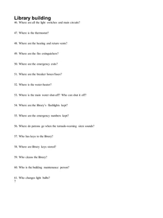 Library Transition Notebook | DOCX