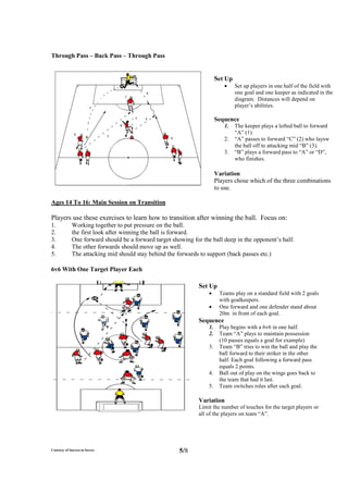 Transition phases | PDF | Soccer | Sports