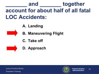 FAA Loss of Control Series Transition Training WINGS Safety Seminar | PPTX