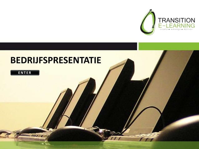 Transition E Learning Presentation | PPT