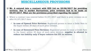 Transition Provision Under GST | PPTX
