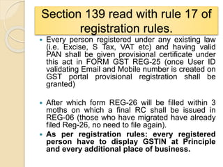 GST Transition Provisions | PPT