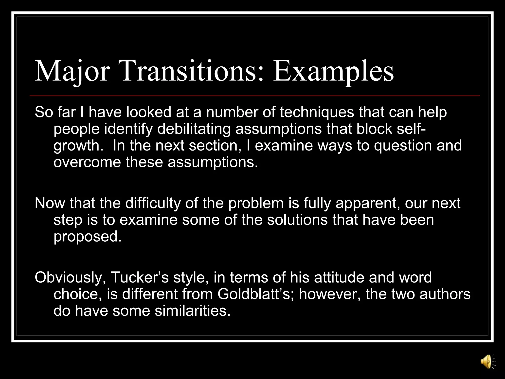 Tips for Writing Better Transitions | PPT