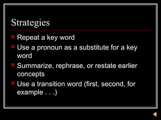 Tips for Writing Better Transitions | PPT
