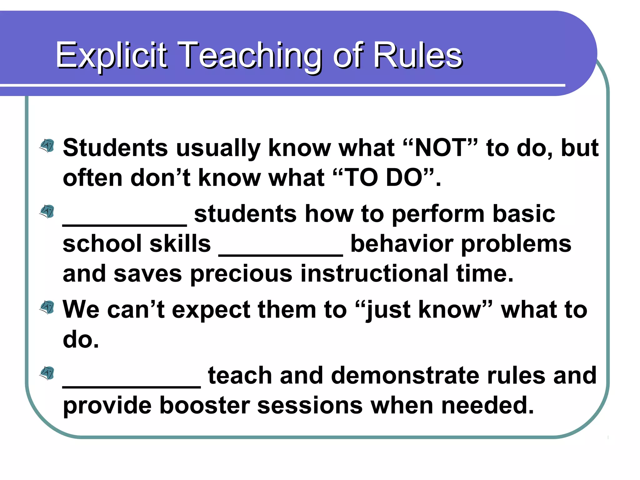 Transitions effective classroom management | PPT