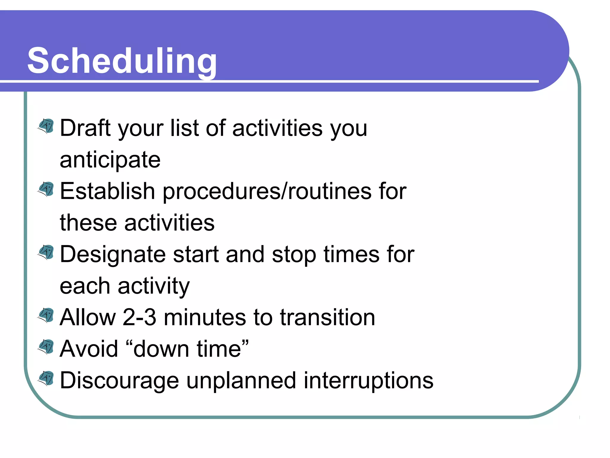 Transitions effective classroom management | PPT