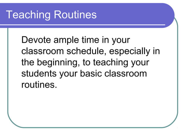 Transitions effective classroom management | PPT | Homework and Study ...
