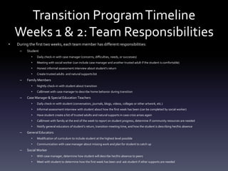 Re-Entry Transition Planning | PPTX