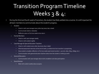 Re-Entry Transition Planning | PPTX