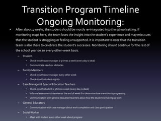 Re-Entry Transition Planning | PPTX