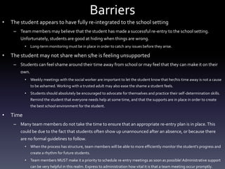 Re-Entry Transition Planning | PPTX