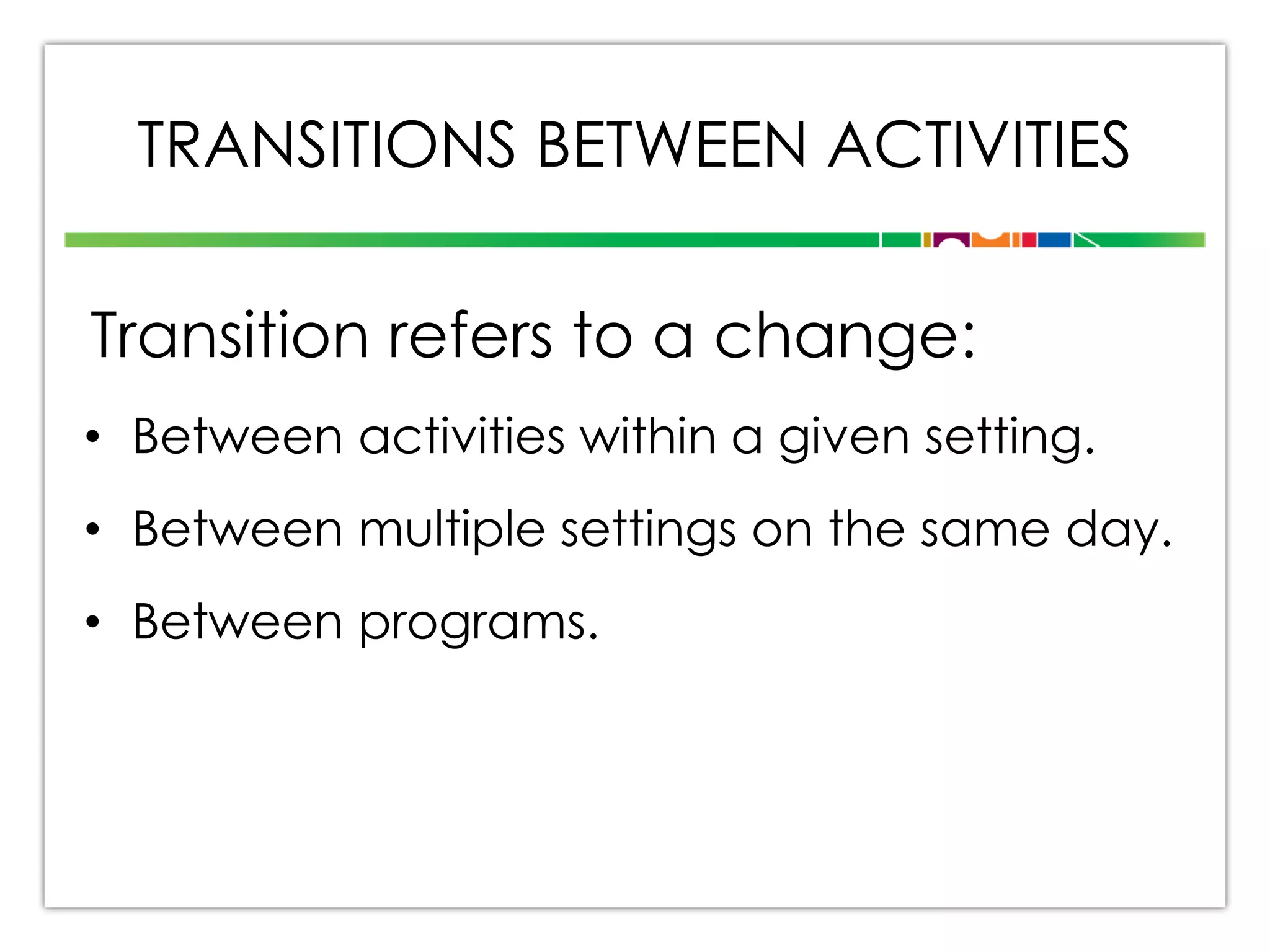 Transitions presentation (revised) | PPTX