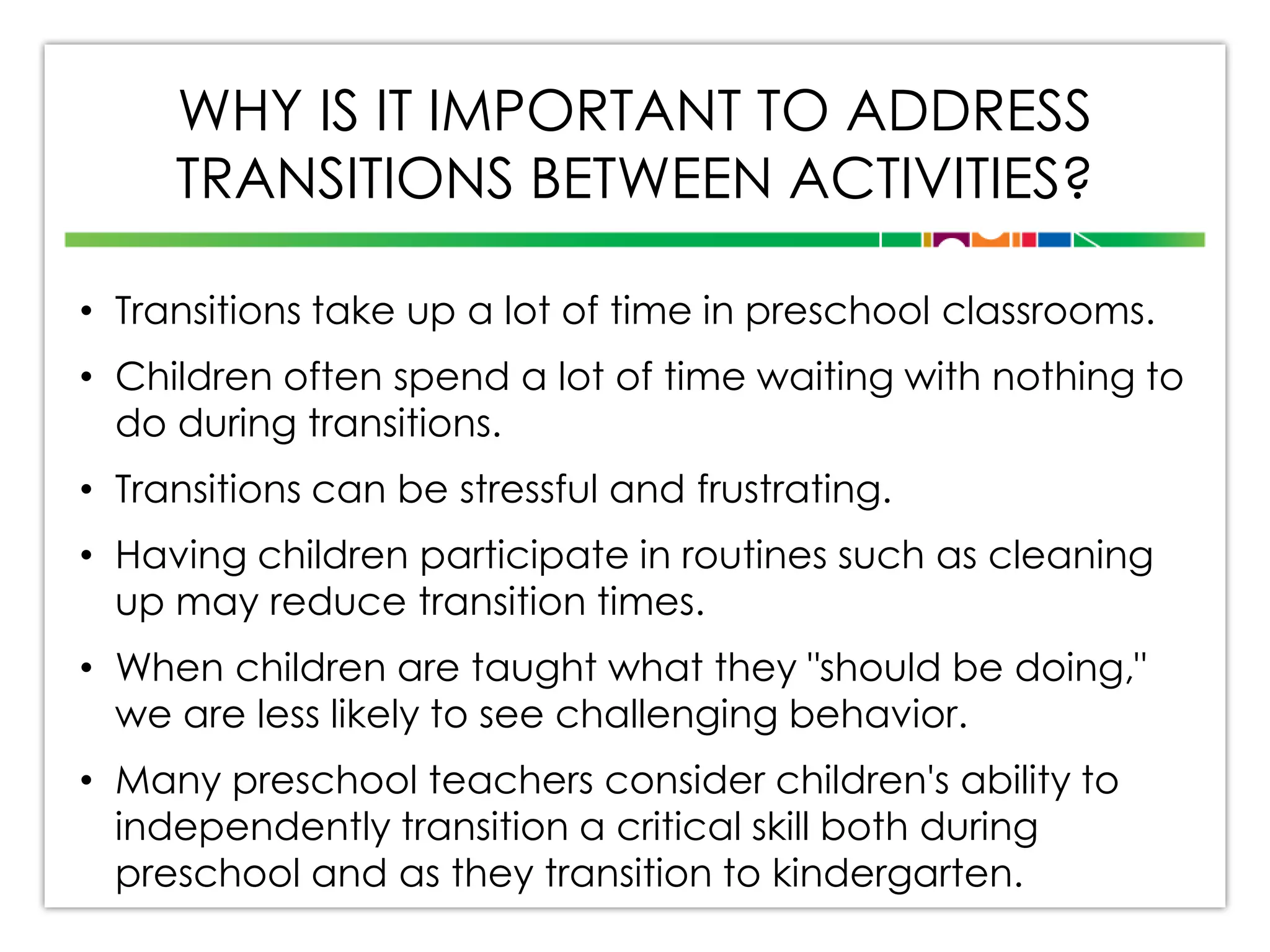 Transitions presentation (revised) | PPTX