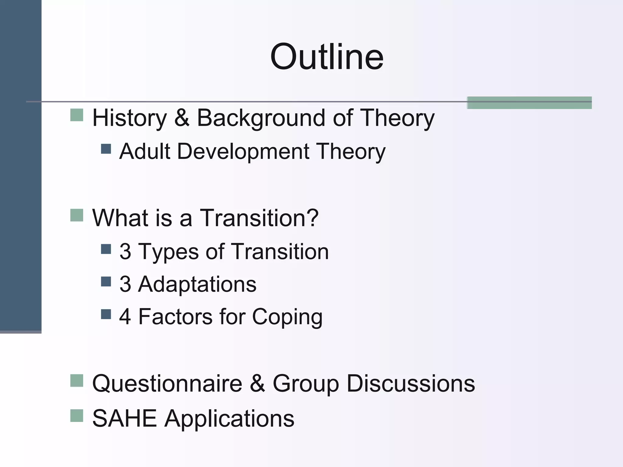 Transition theory | PPT