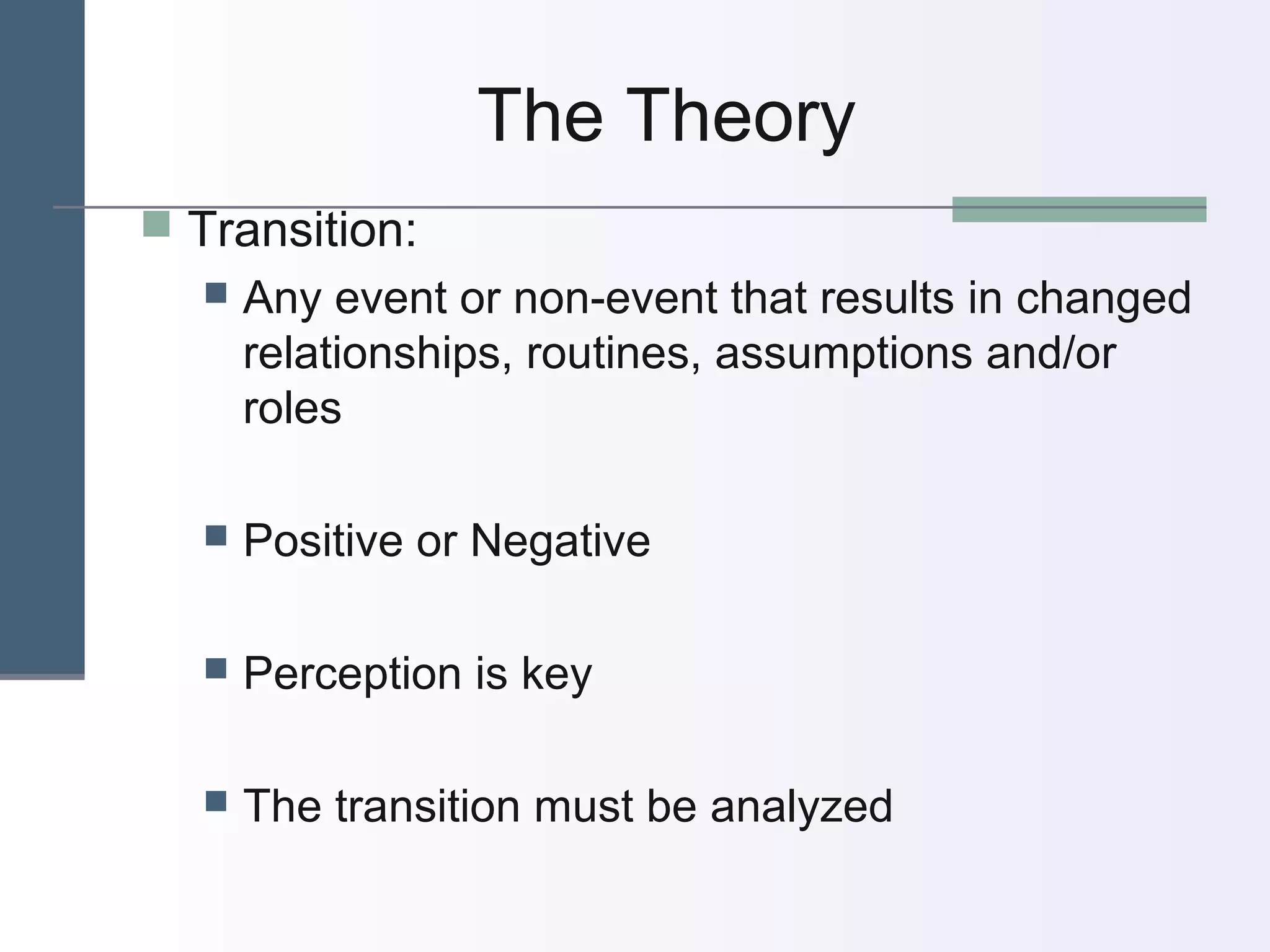 Transition theory | PPT