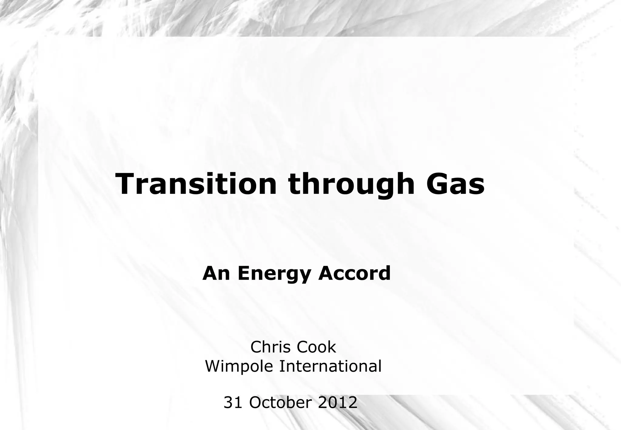 Transition through gas oil & gas transportation | PPT