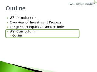Transition to a_hedge fund_-_wsi | PPT