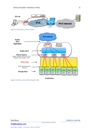 Transition to ipv6 cgv6-edited | PDF