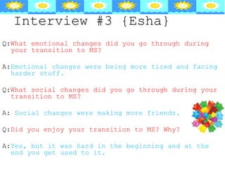 Transition to Middle School | PPTX