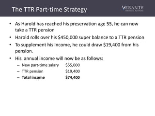 Using Transition to retirement pensions | PPTX