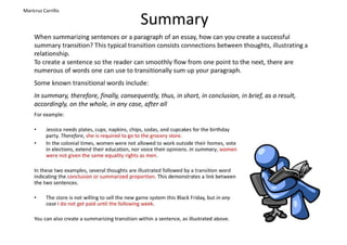 Transition Words | PDF