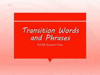 transition words.ppt