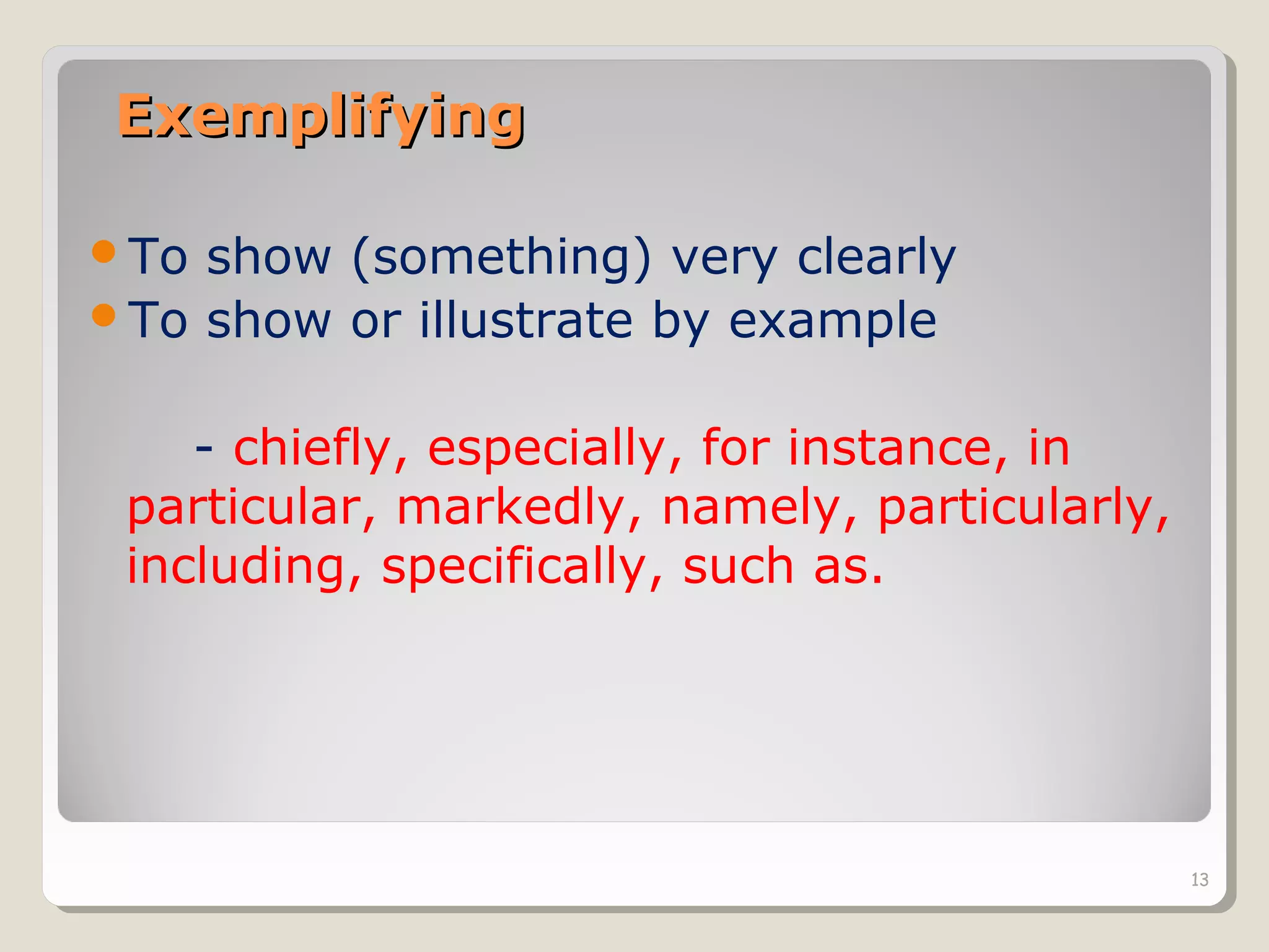 Transition words - English | PPT