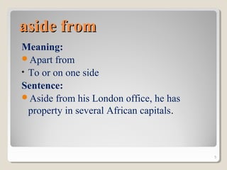 Transition words - English | PPT