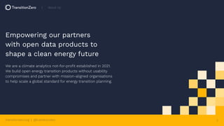 TransitionZero: Data for modelling early retirement of coal plants | PDF