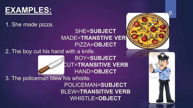 Transitive and intransitive verbs | PPTX