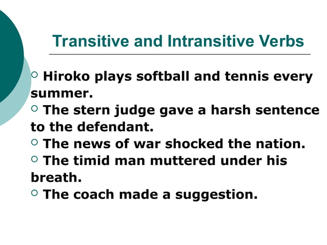 Very Helpful to teachers and StudentsTransitive and Intransitive Verbs.ppt