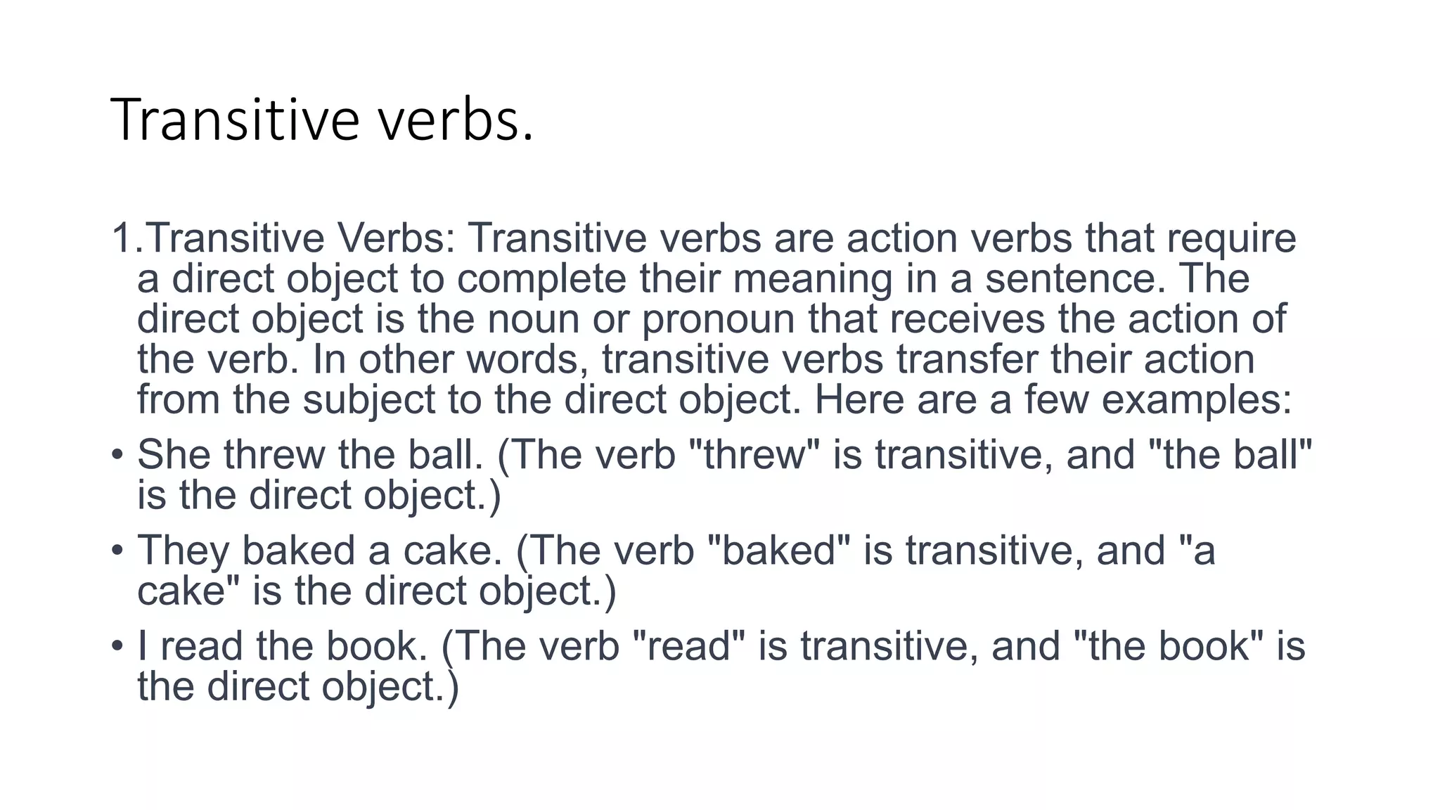 Transitive and Intransitive Verbs b1 Afternoon.pptx