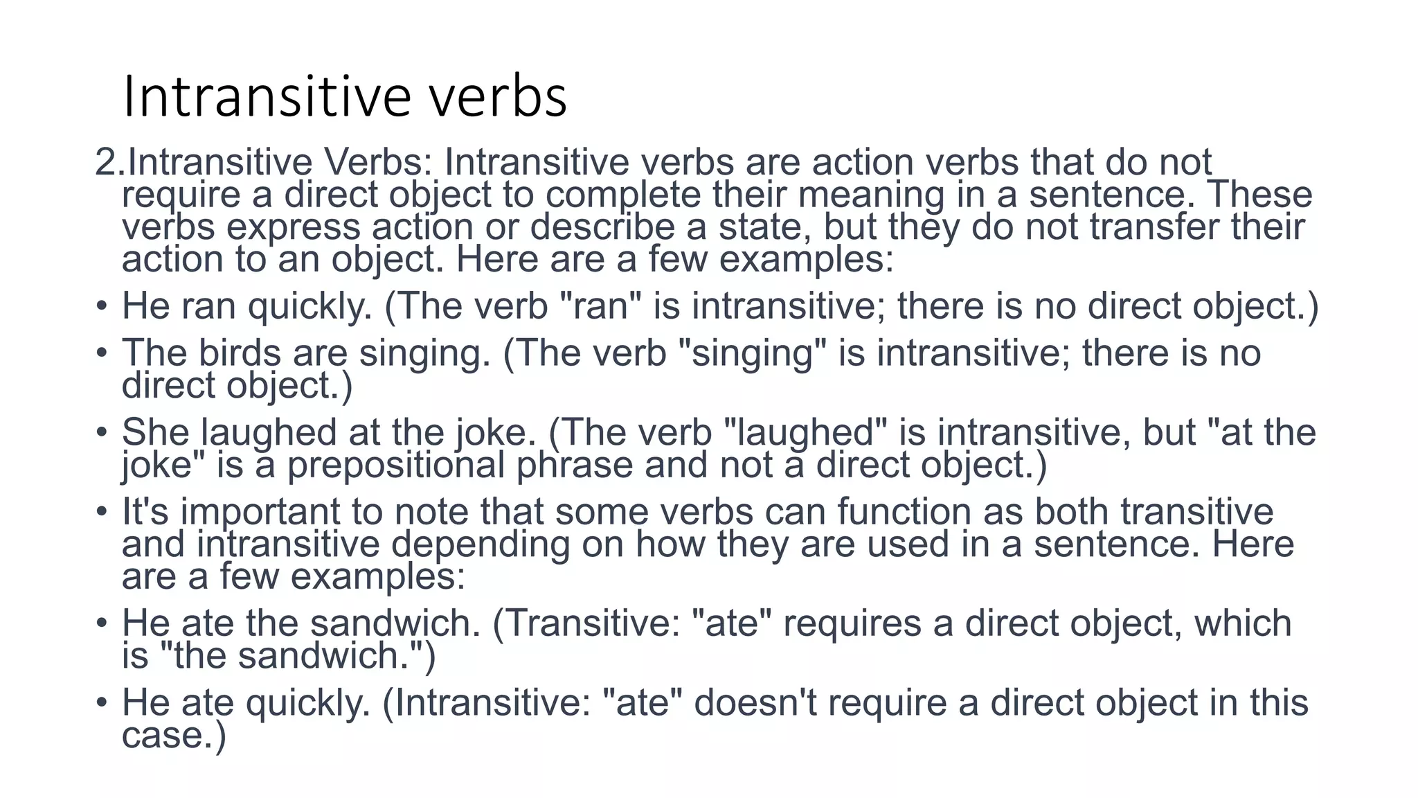 Transitive and Intransitive Verbs b1 Afternoon.pptx