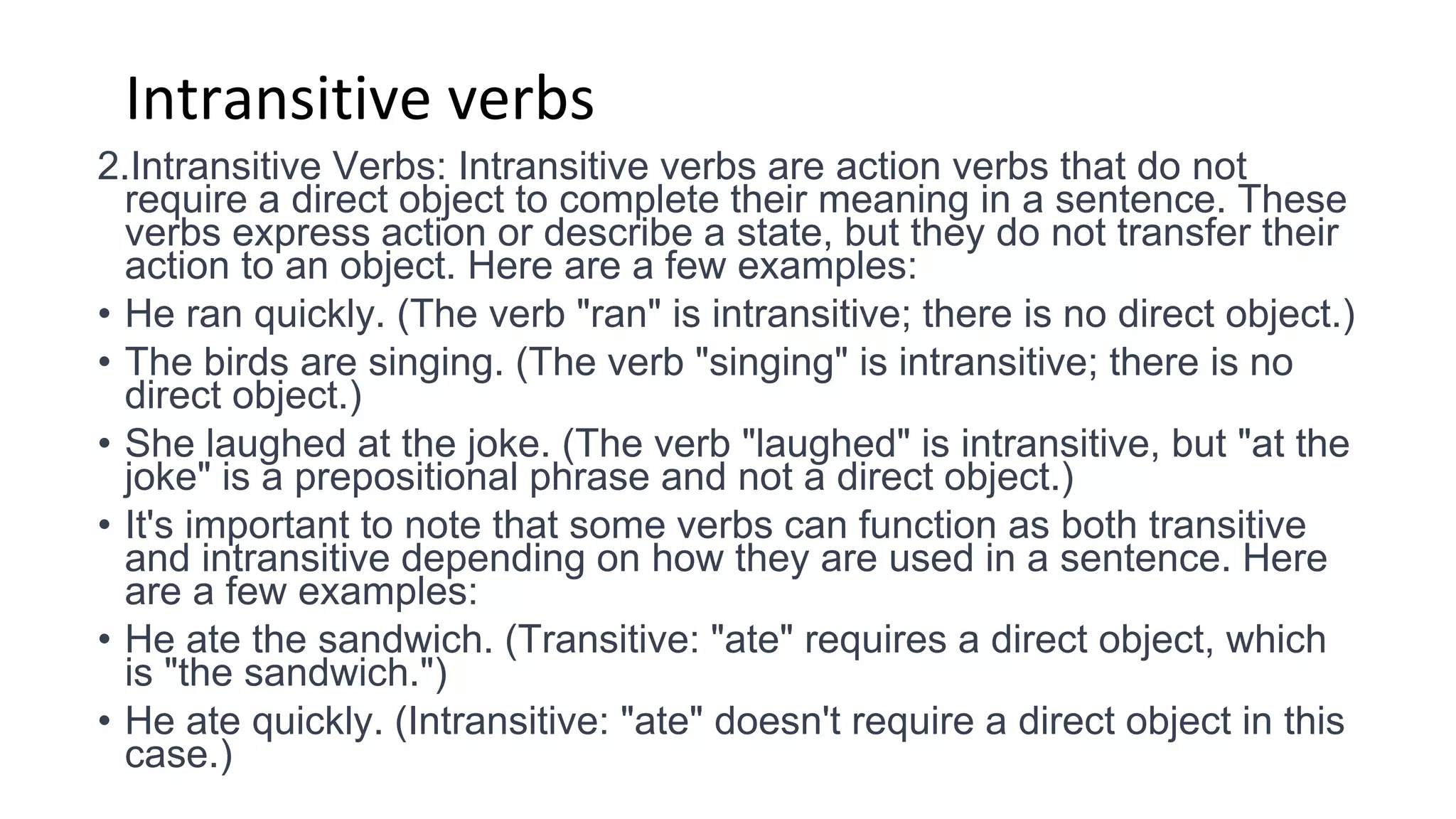 Transitive and Intransitive Verbs b1 Afternoon.pptx