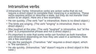 Transitive and Intransitive Verbs b1 Afternoon.pptx