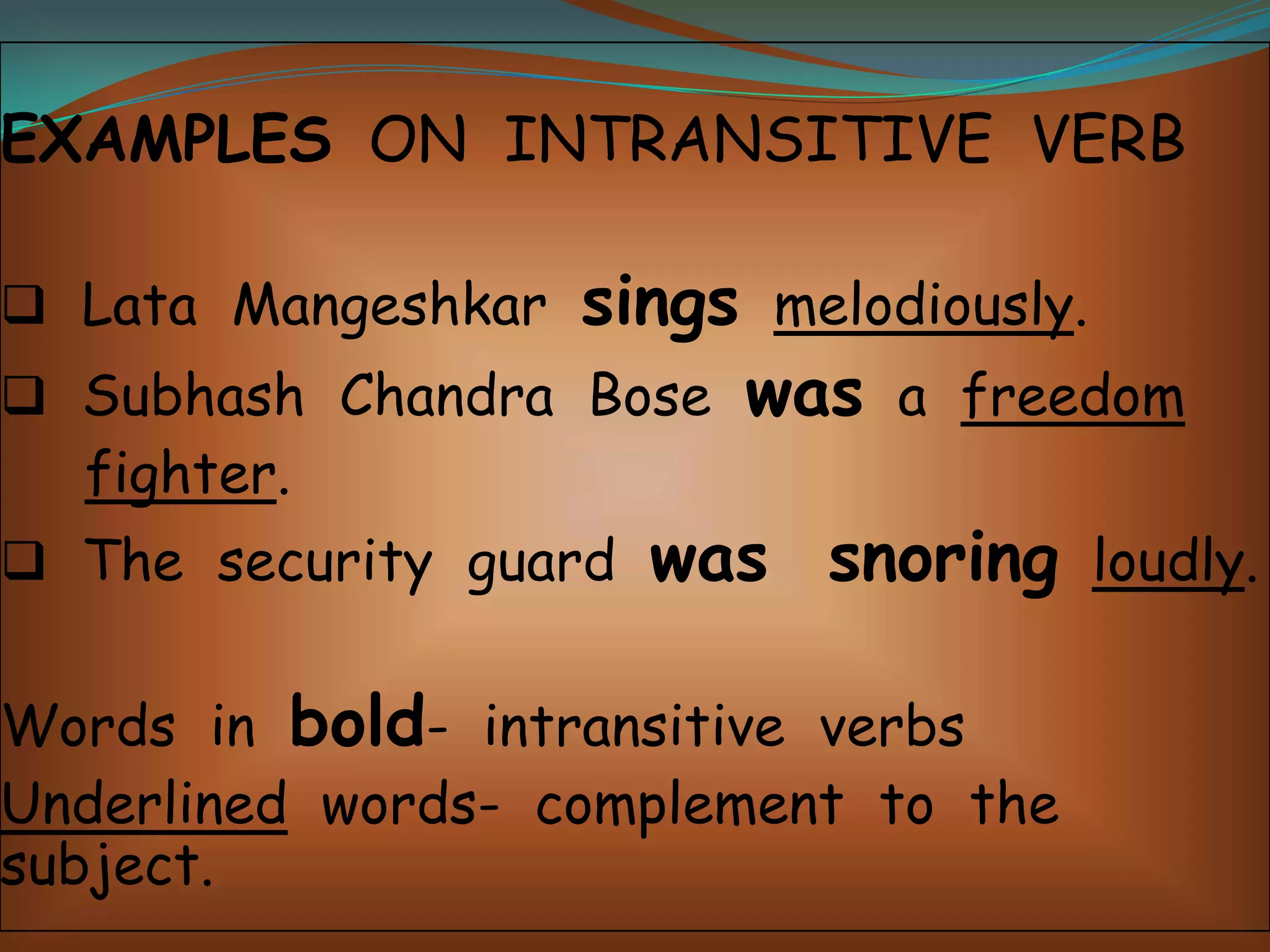 Verbs - Transitive and Intransitive,Linking and Finite ,Non-Finite ...