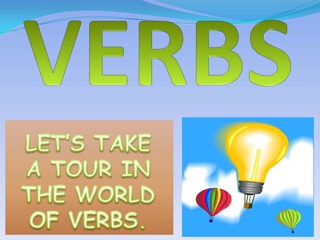 Verbs - Transitive and Intransitive,Linking and Finite ,Non-Finite ...