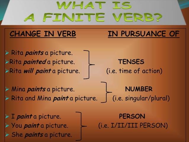 Verbs - Transitive and Intransitive,Linking and Finite ,Non-Finite ...
