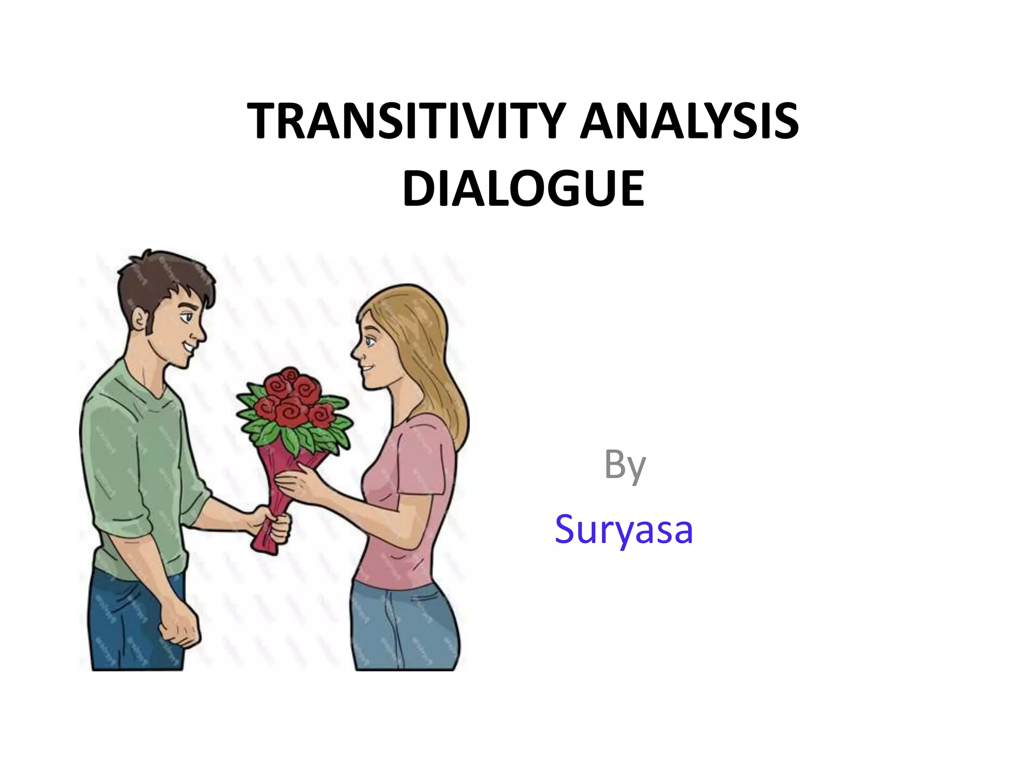 Transitivity analysis by i wayan suryasa | PPTX