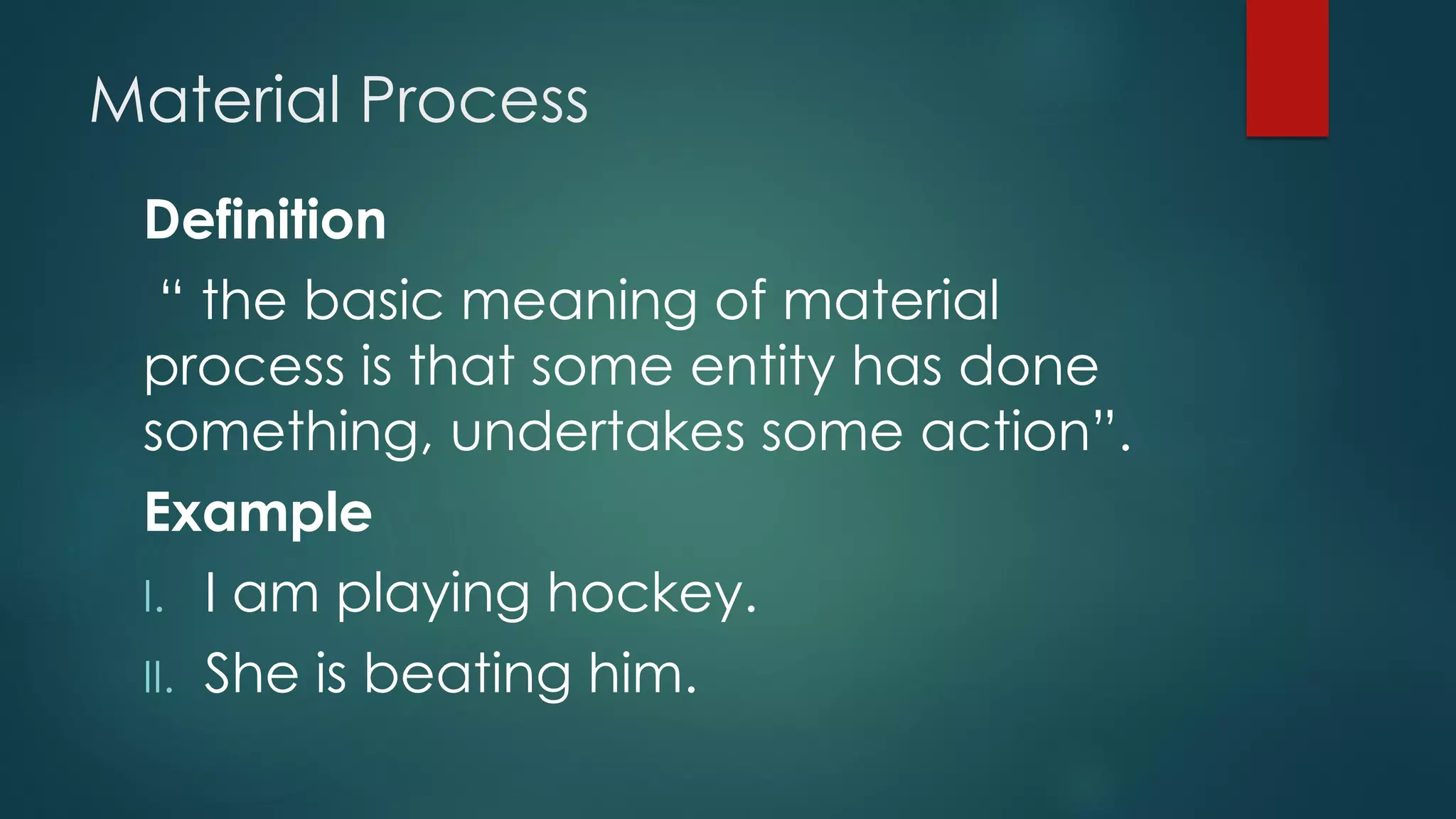 Transitivity and ideational meanings by Micheal Halliday | PDF