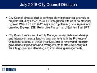 Transit Network Plan Update and Financial Strategy | PPTX | Rail Travel ...