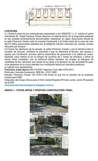 Transito autos vereda fvarela | PDF