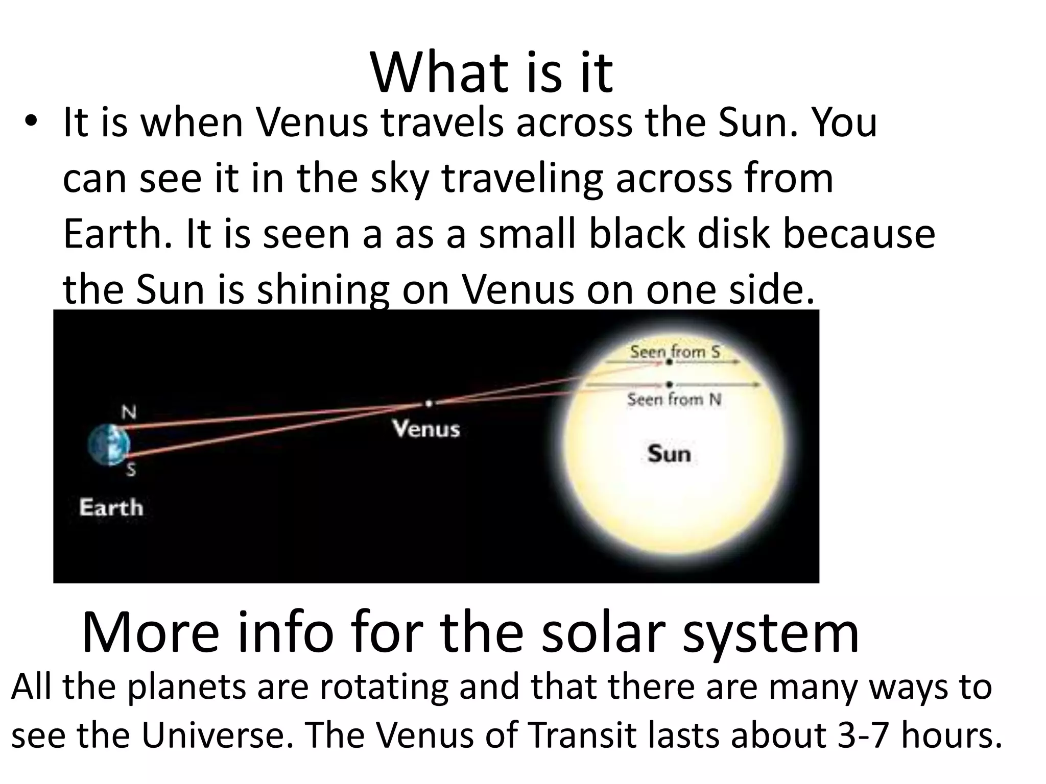 Transit of venus | PPTX